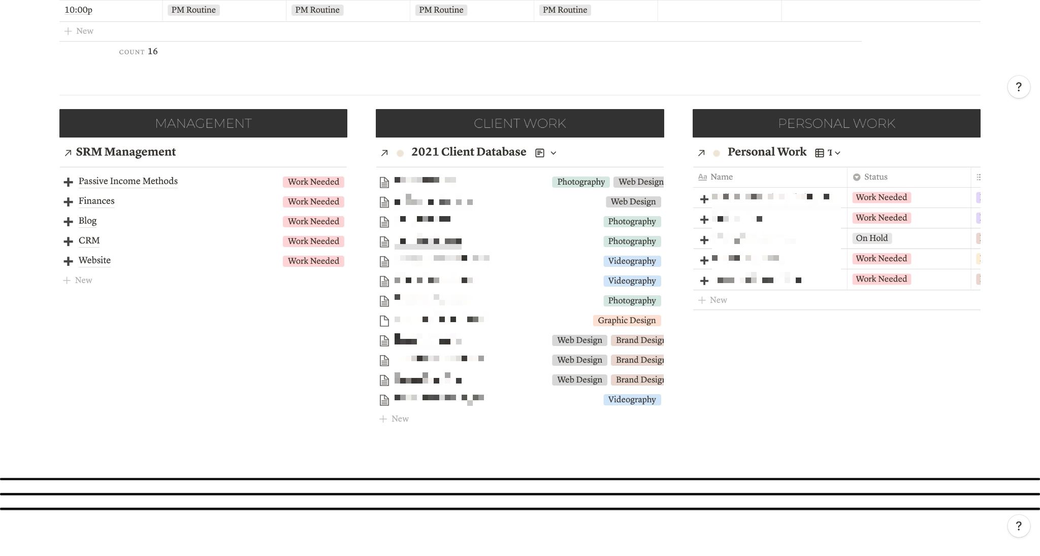 How I Use Notion as a Self Employed Creative - Scorpio Rising Media