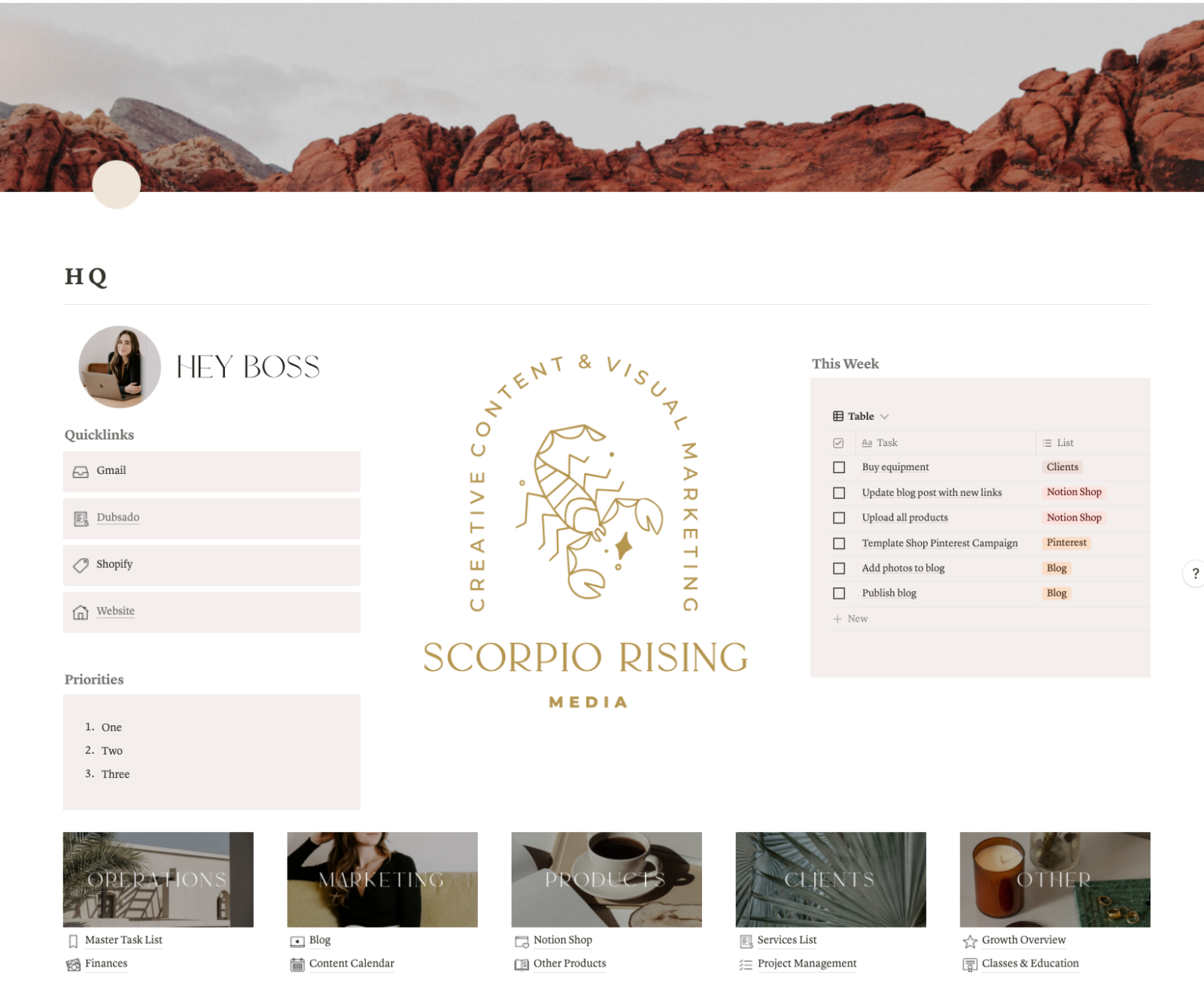 How I Use Notion to Run My Business with My Business Owner Planner ...