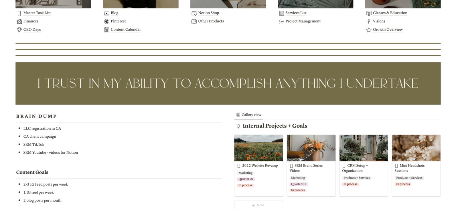 Five Notion Aesthetic Ideas For Your Dashboard - Scorpio Rising Media